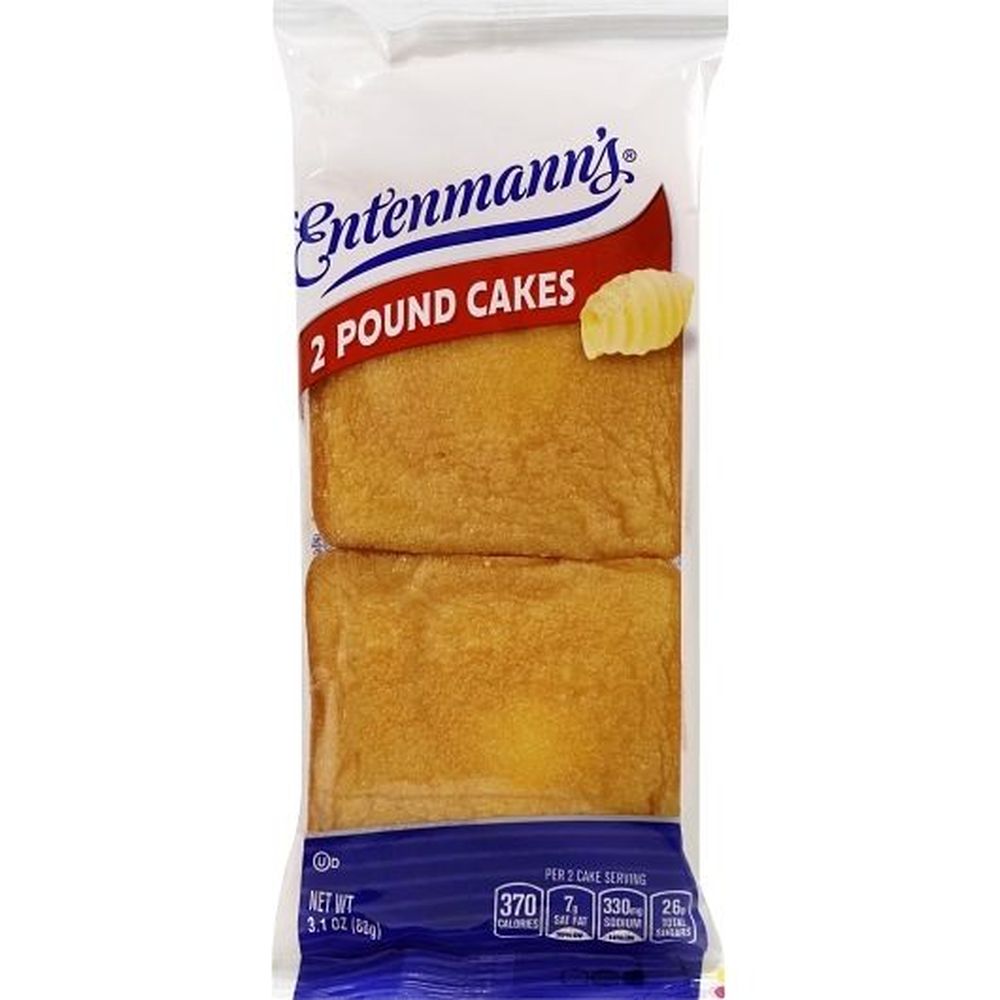 Bimbo Bakehouse Pound Cake, 2 count -- 48 per case