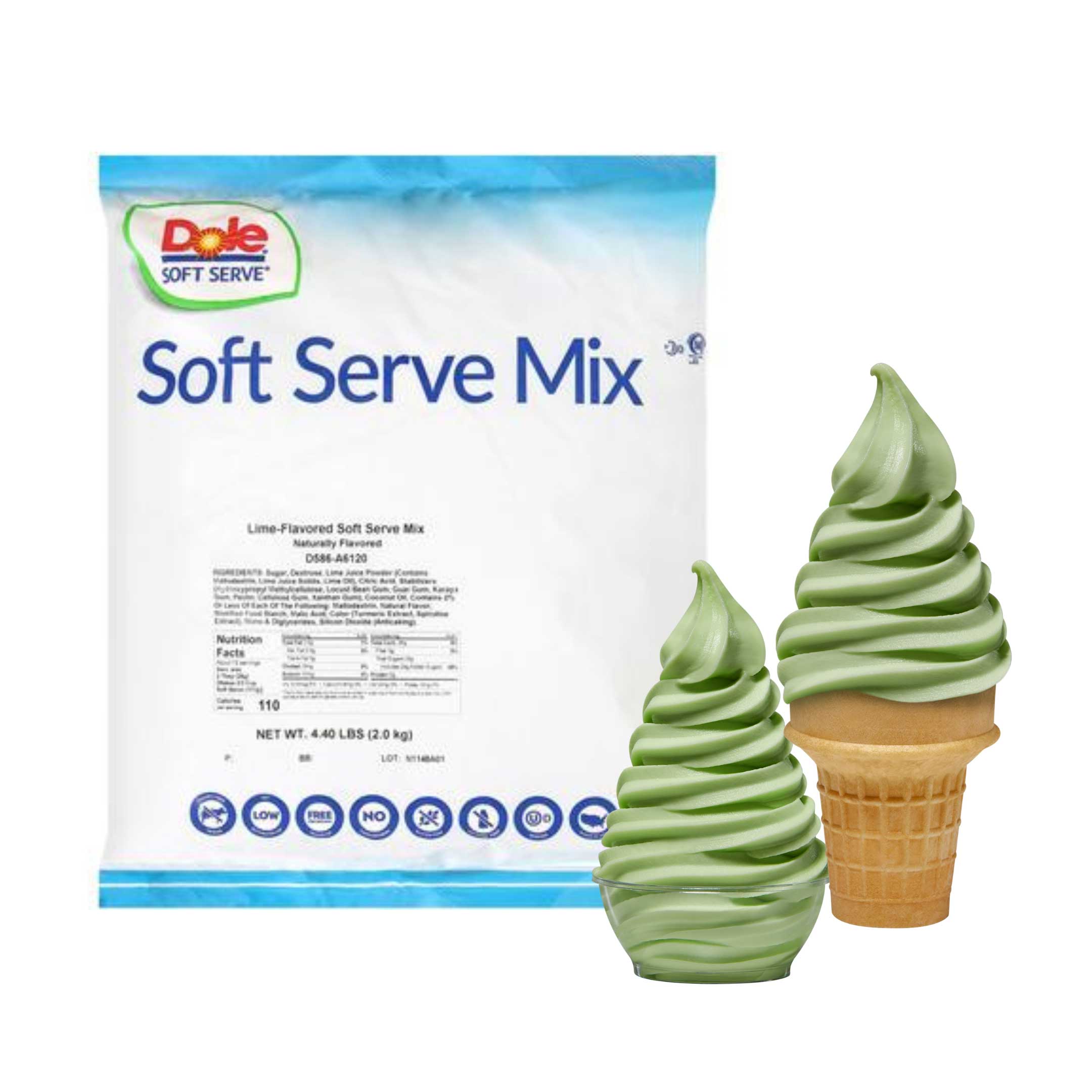 Dole Lime Soft Serve Mix | FoodServiceDirect