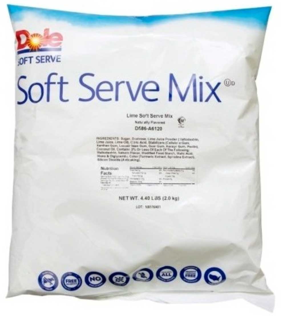 Dole Lime Soft Serve Mix | FoodServiceDirect
