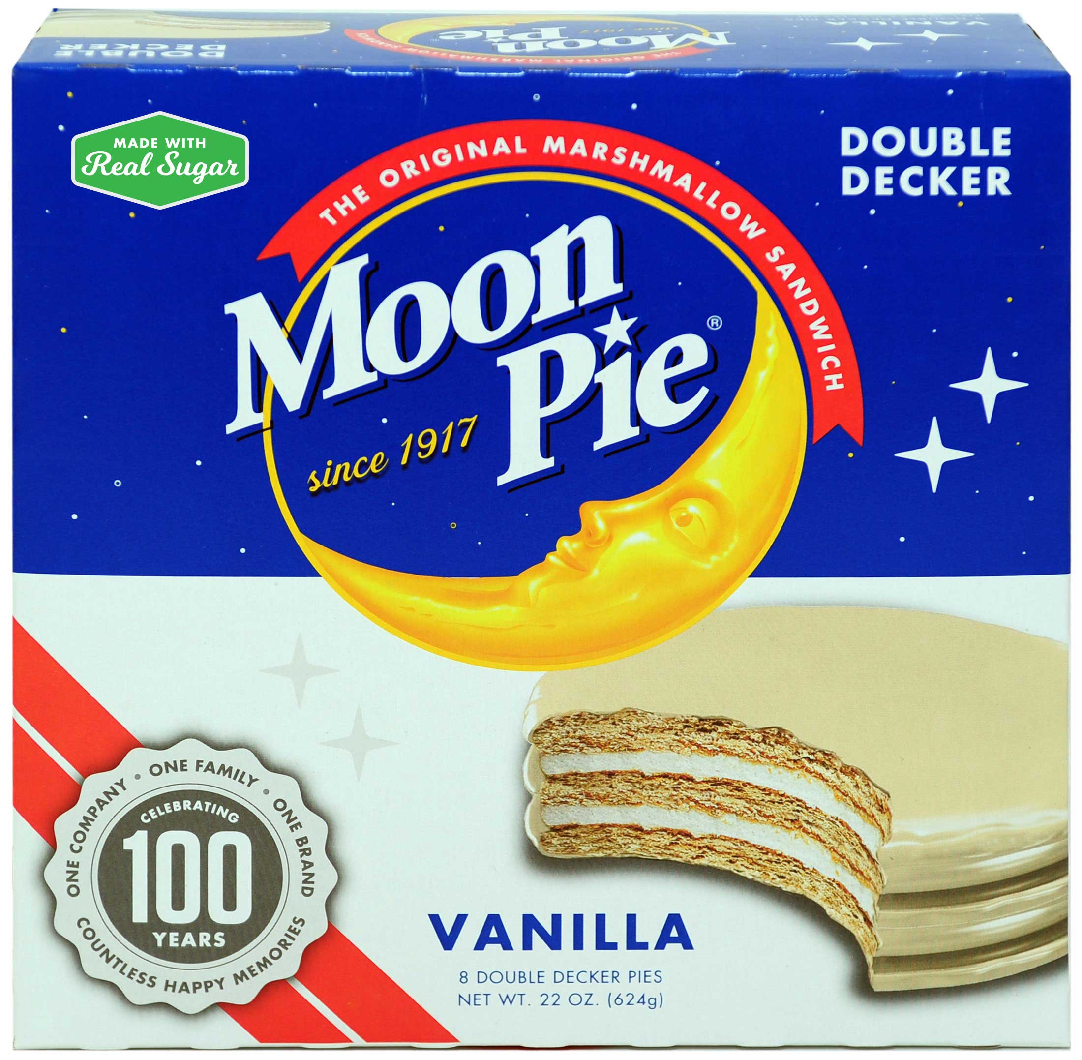 Double Decker MoonPie Vanilla Moon Pie Case | FoodServiceDirect