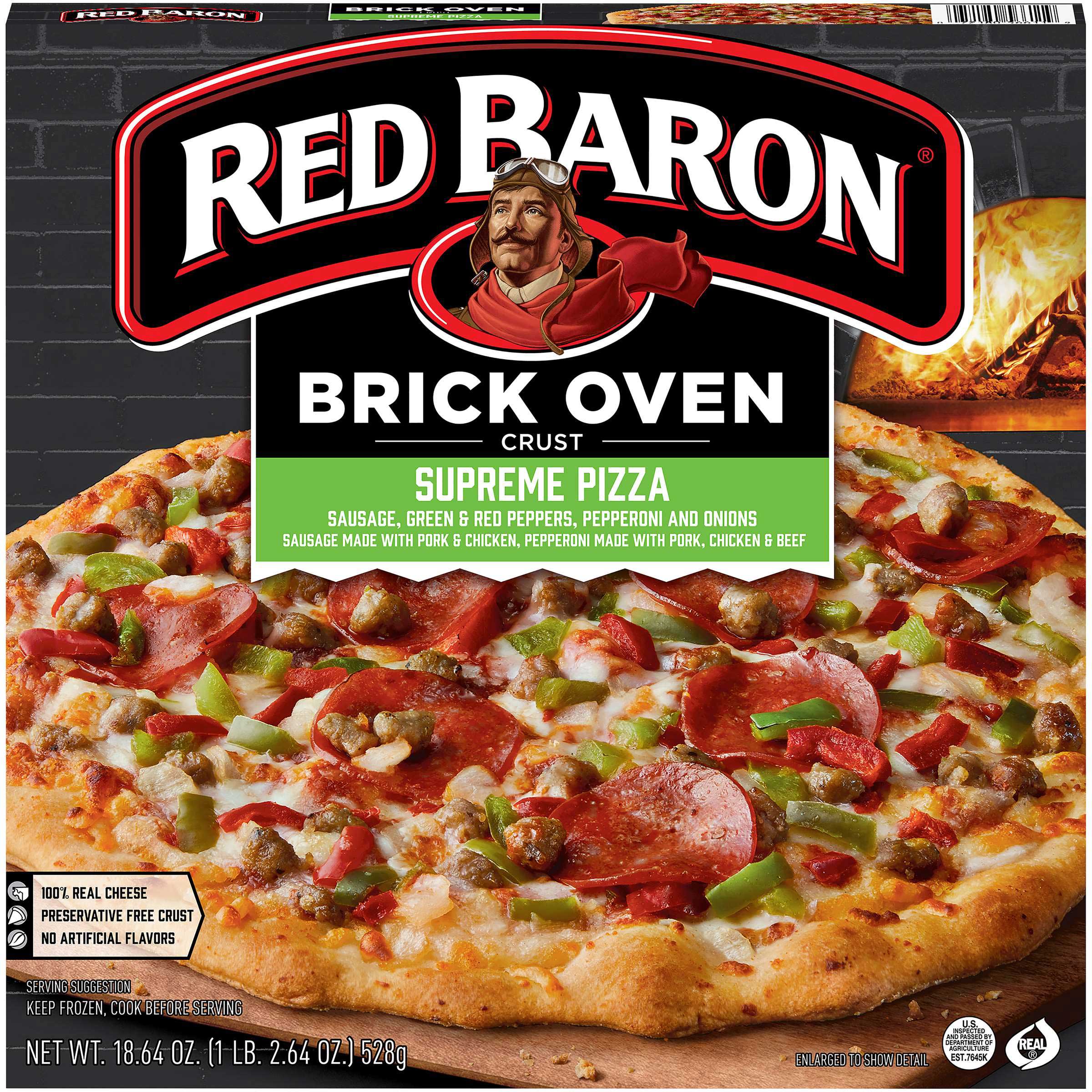 Red Baron Brick Oven Supreme Pizza | FoodServiceDirect