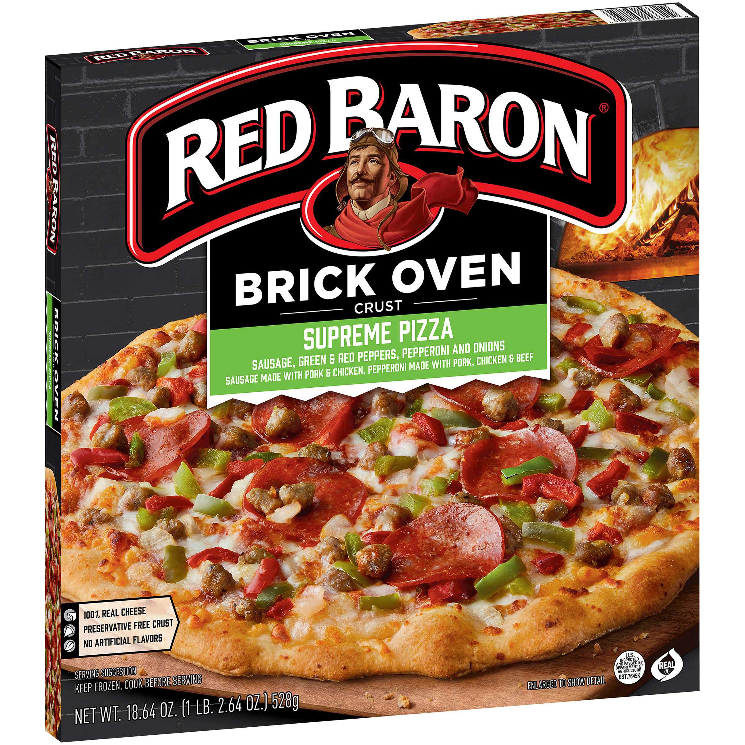 how to cook red baron frozen pizza