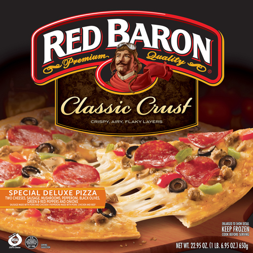 Red Baron Classic Crust Special Deluxe Pizza Case | FoodServiceDirect