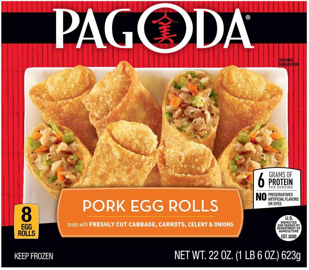 Pagoda Pork Egg Roll Case | FoodServiceDirect