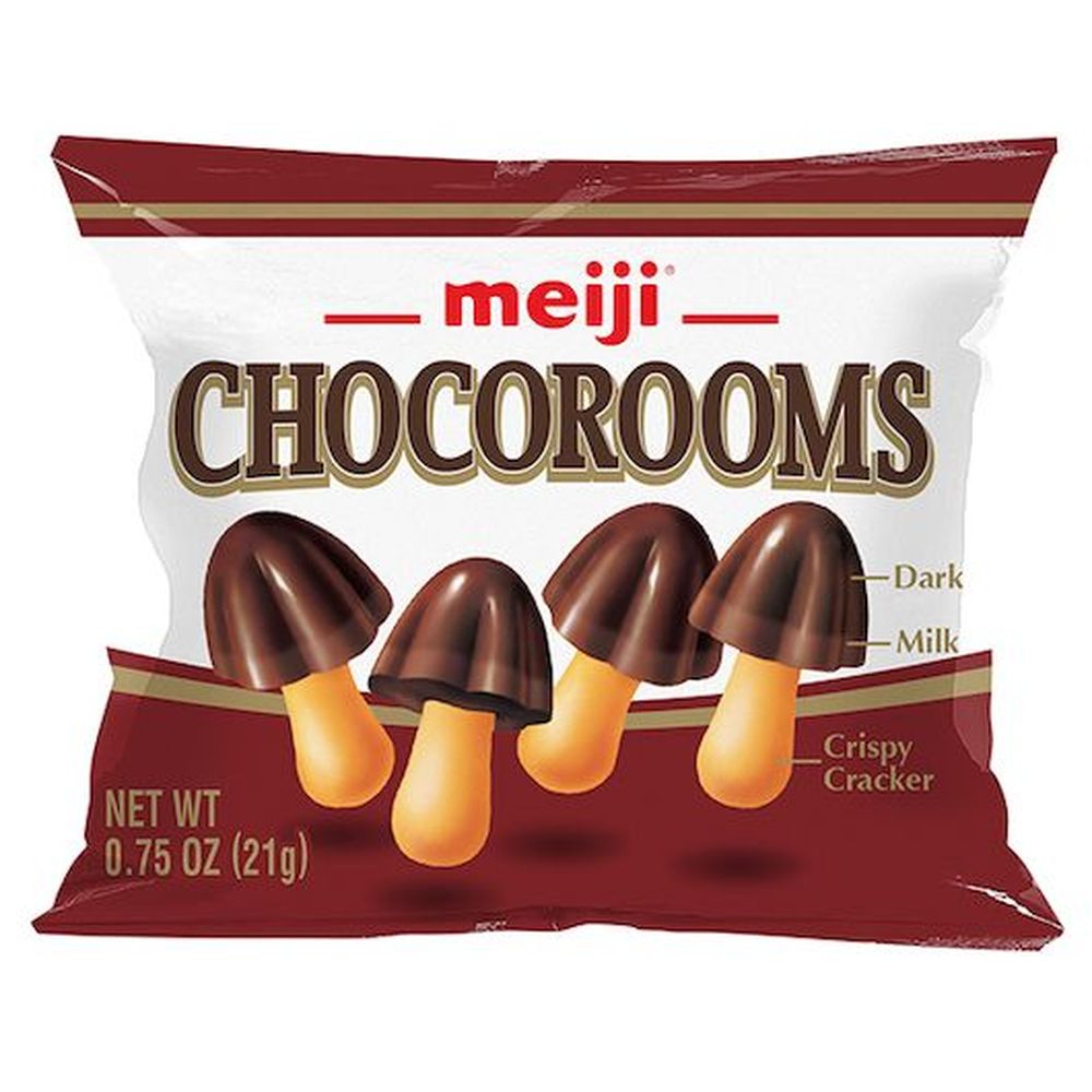 Chocorooms Dark and Milk Chocolate Crispy Cracker, 0.75 Ounce