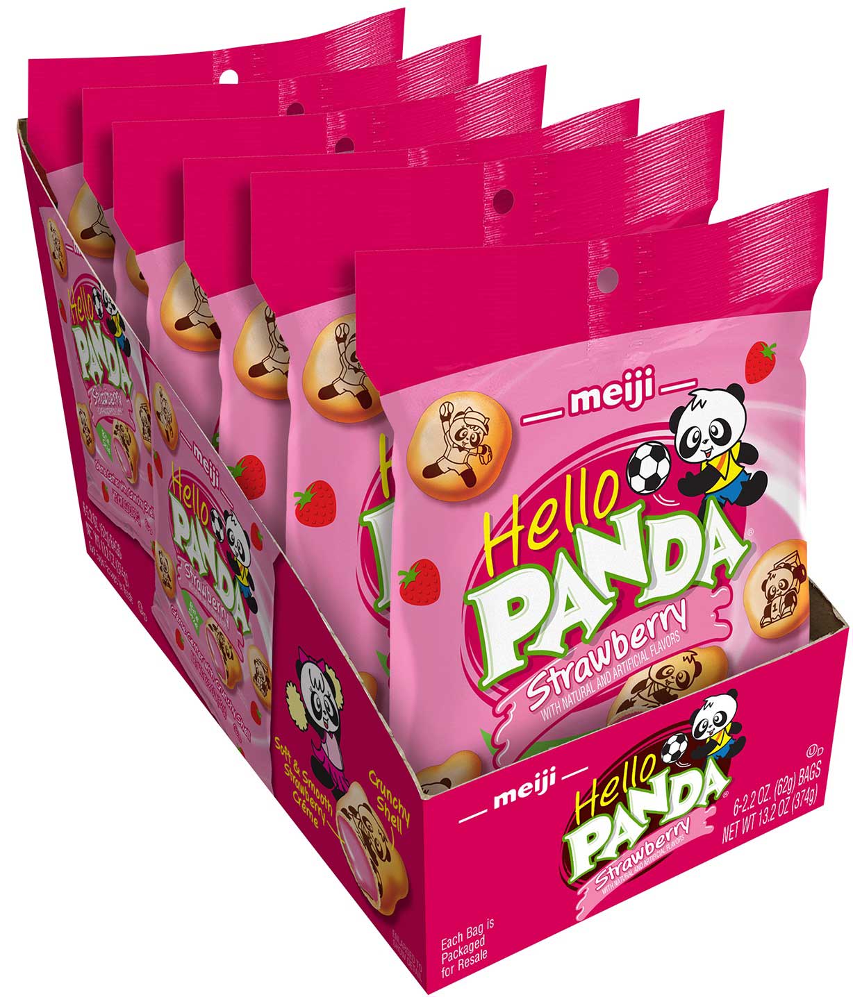 Hello Panda Strawberry Creme Filled Cookie Case | FoodServiceDirect