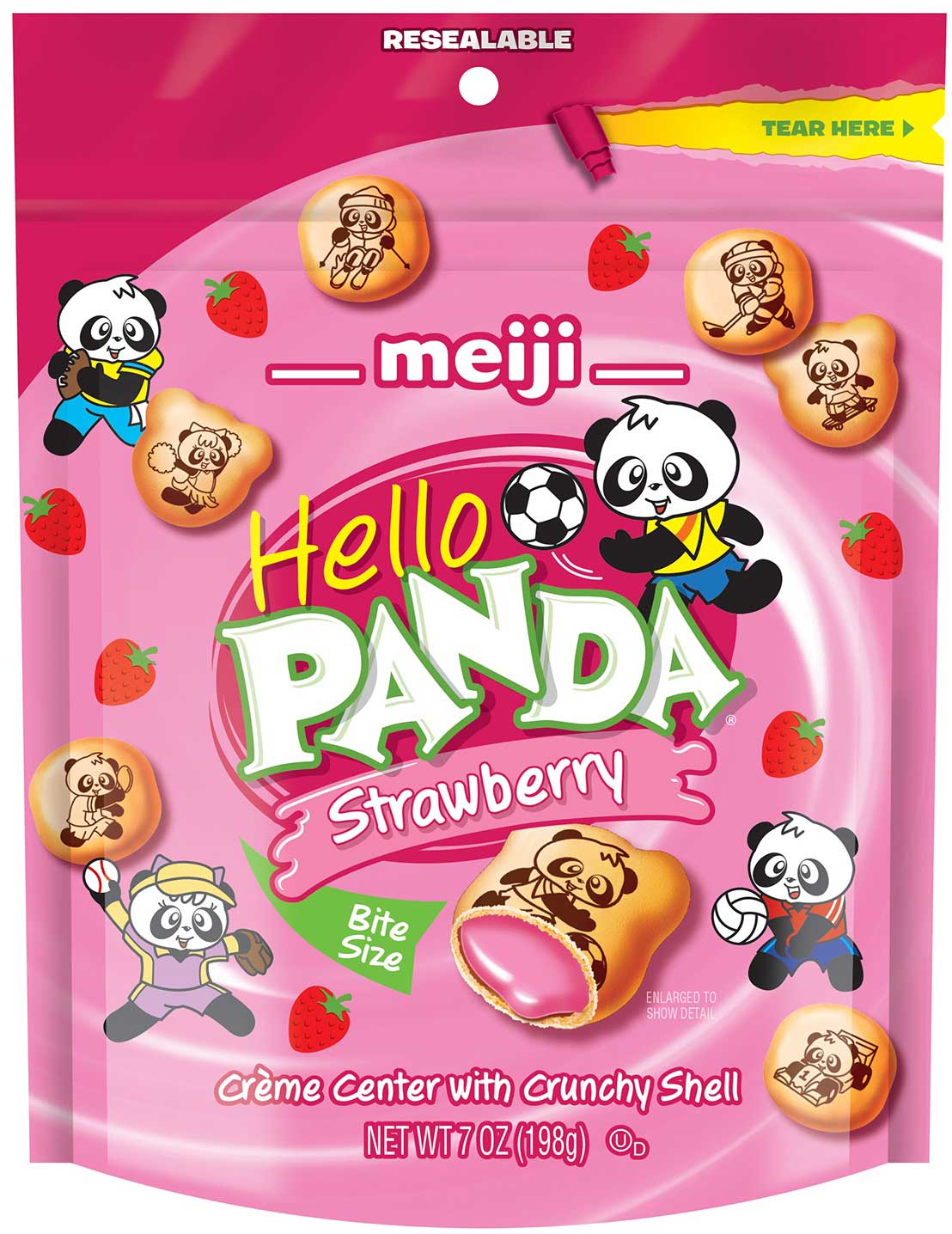 Hello Panda Strawberry Crème Filled Cookie Case | FoodServiceDirect