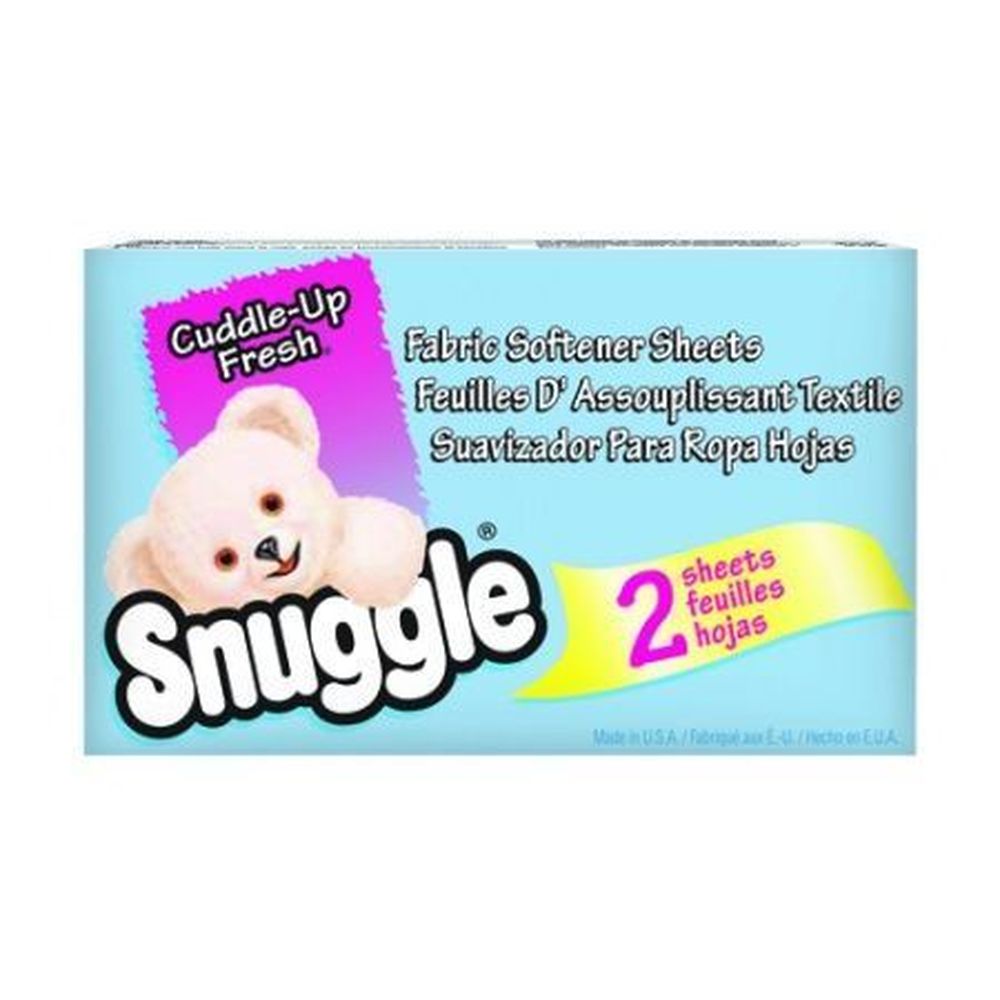 Vend Rite Snuggle Coin Vend Fabric Softener Sheet, 2 count -- 100 per case.