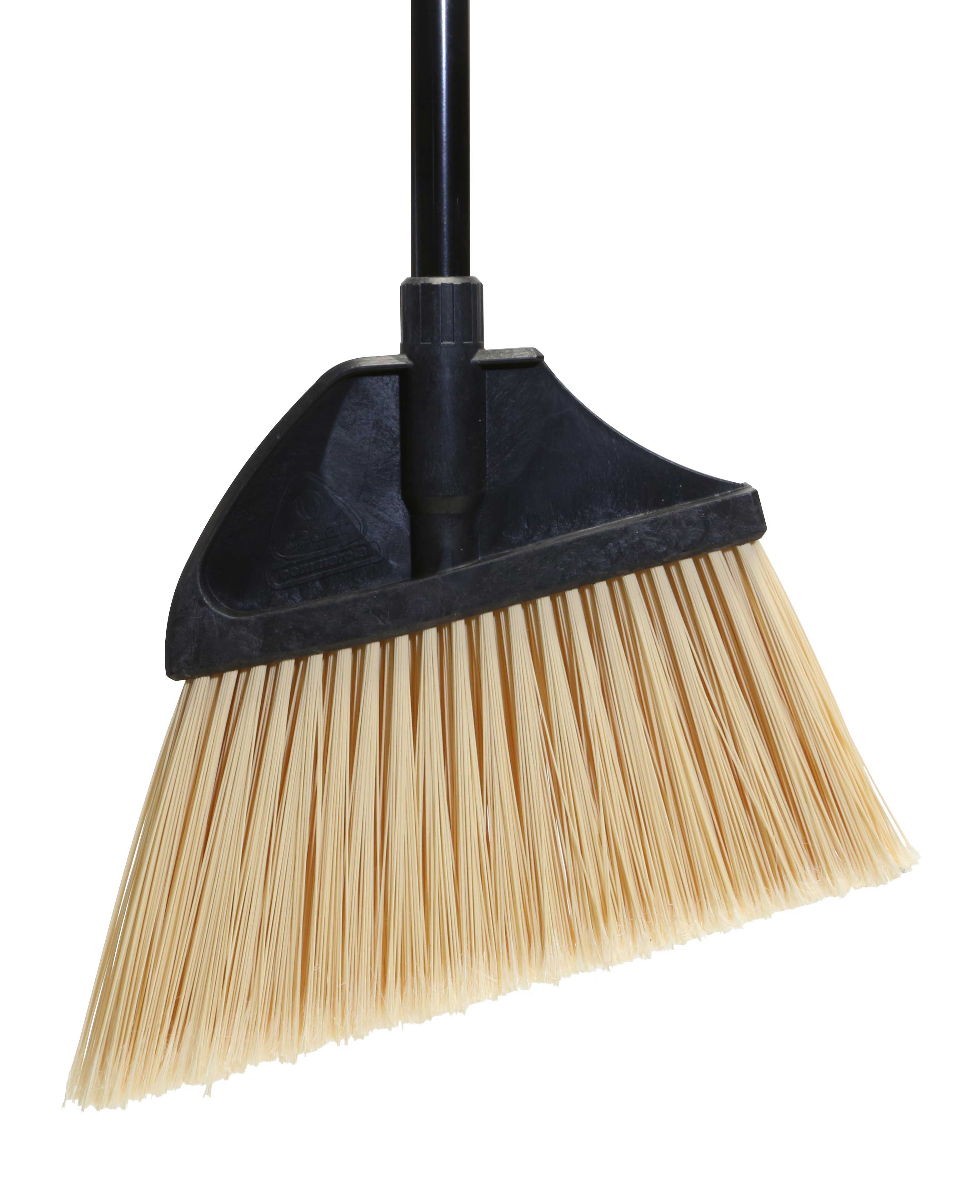 O-Cedar Commercial Maxiplus Angle Flagged Broom, 4 count