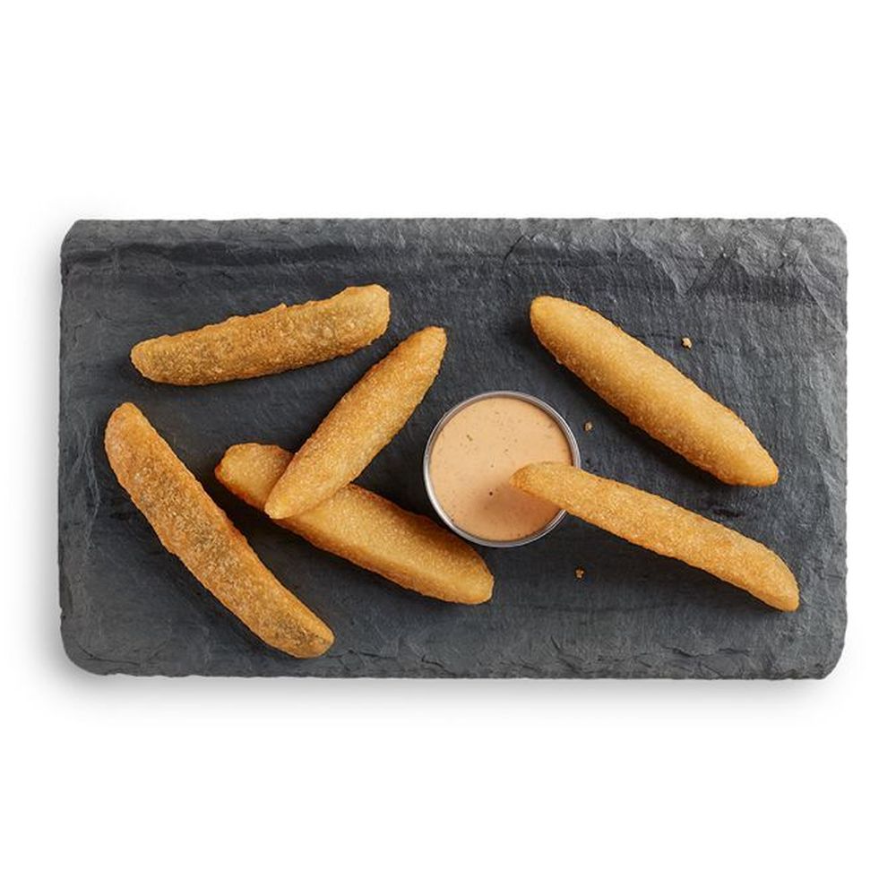 Anchor Crafted Beer Battered Spicy Pickle Spears, 2.5 Pound -- 6 per case