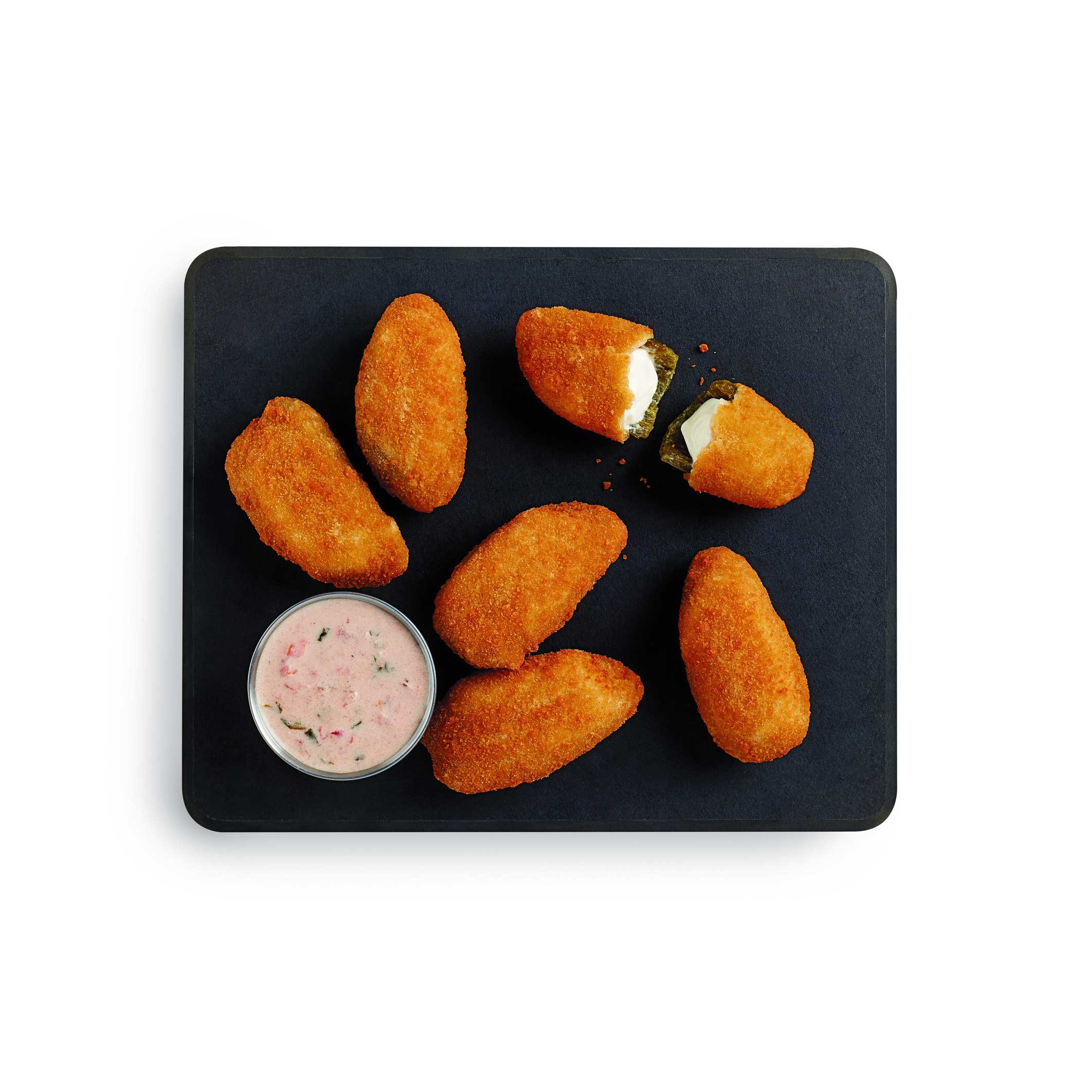 McCain Poppers Breaded Ovenable Cream Cheese Stuffed Jalapeno ...