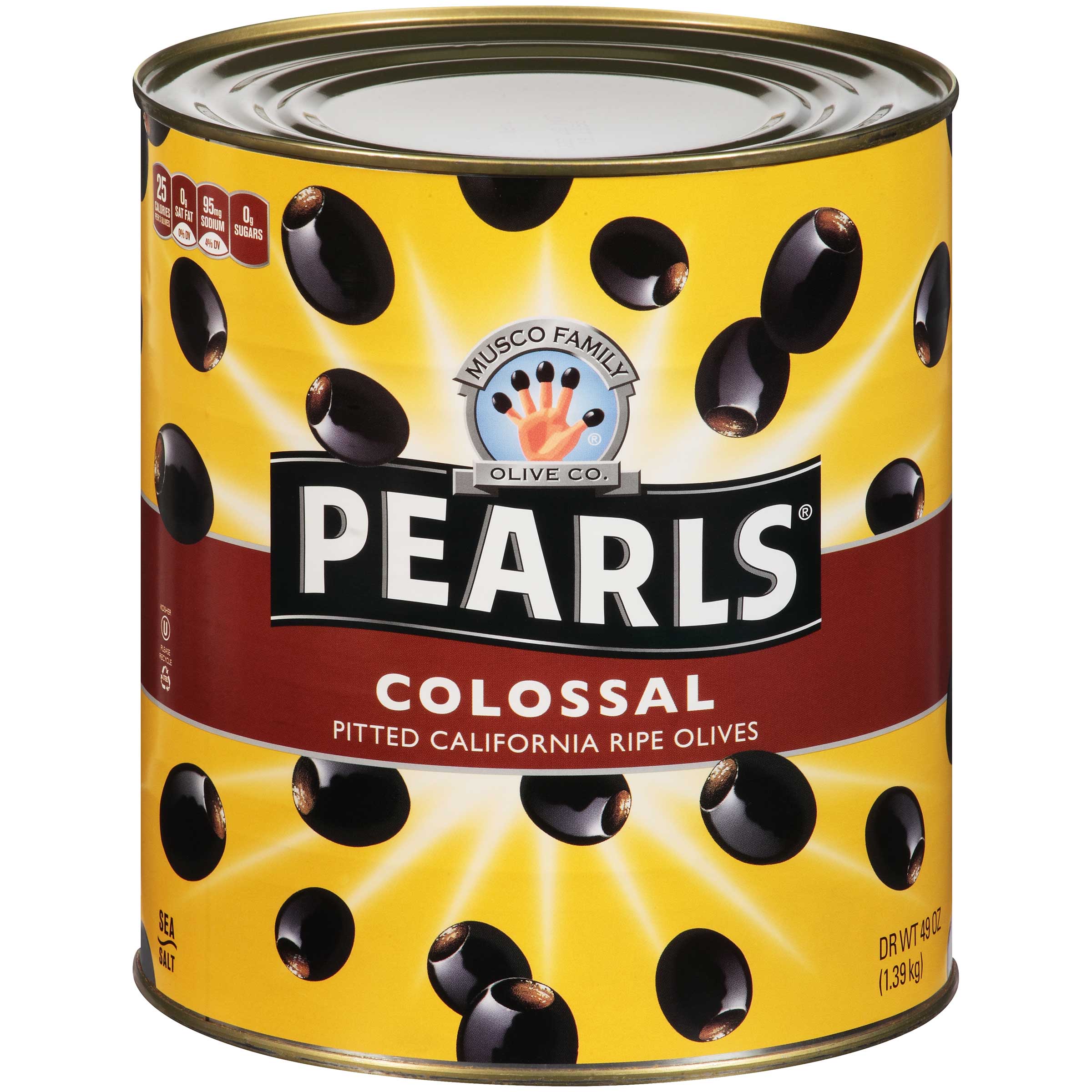 Pearls Colossal Pitted Olives | FoodServiceDirect