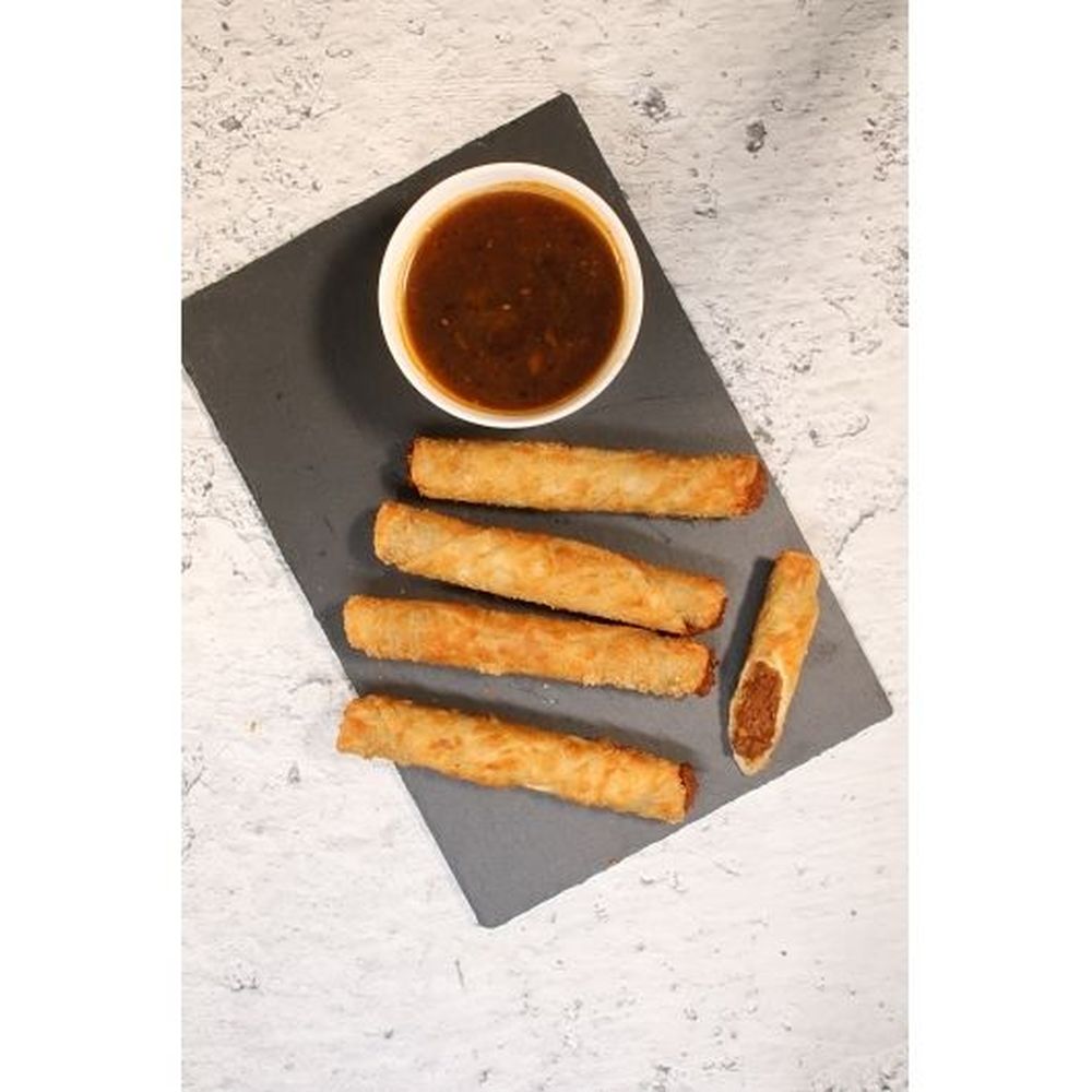 Posada 2 Ounce Cruncheros Birria Rolled Tacos, 24 count -- 3 per case