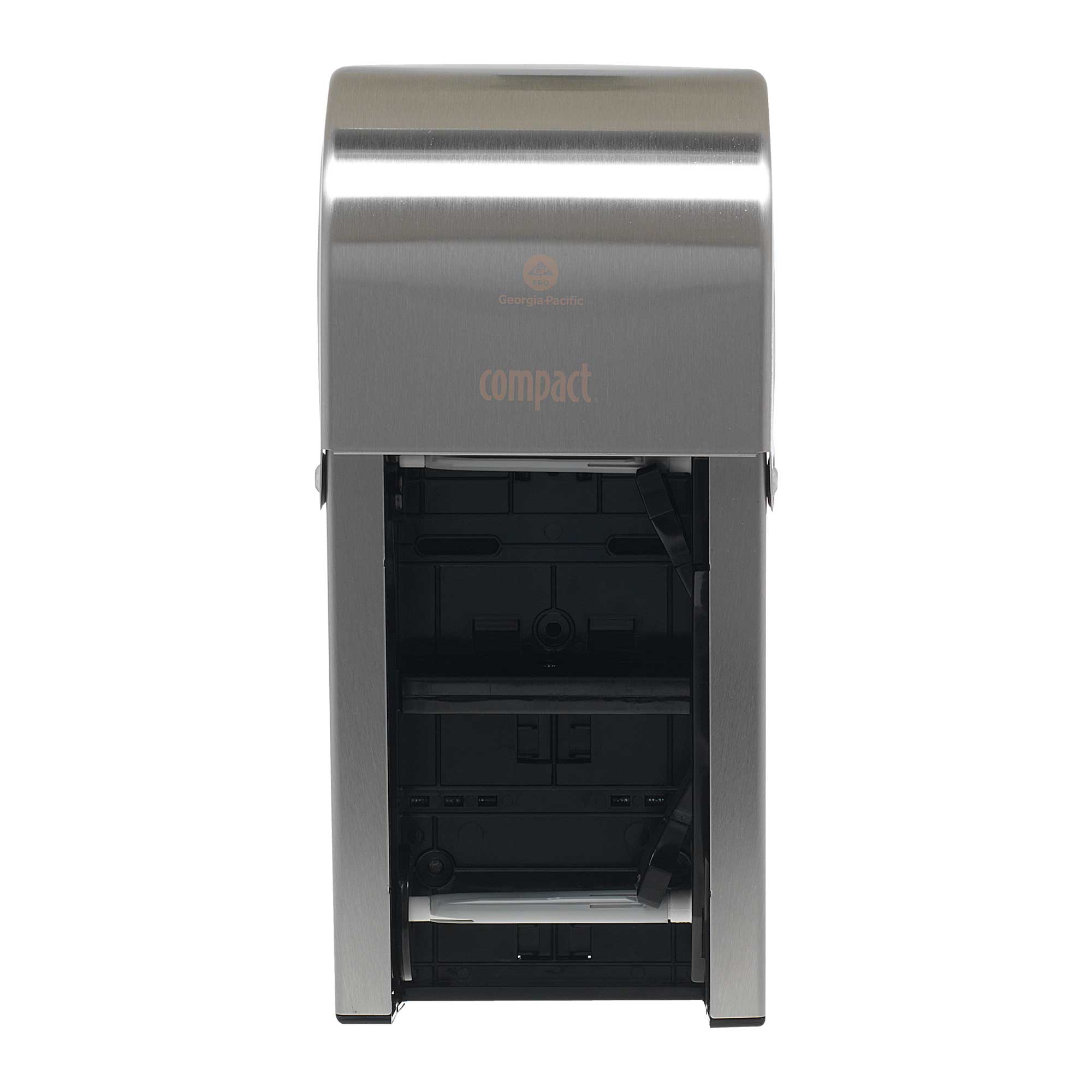 Compact Vertical Double Roll Bathroom Tissue Dispenser ...