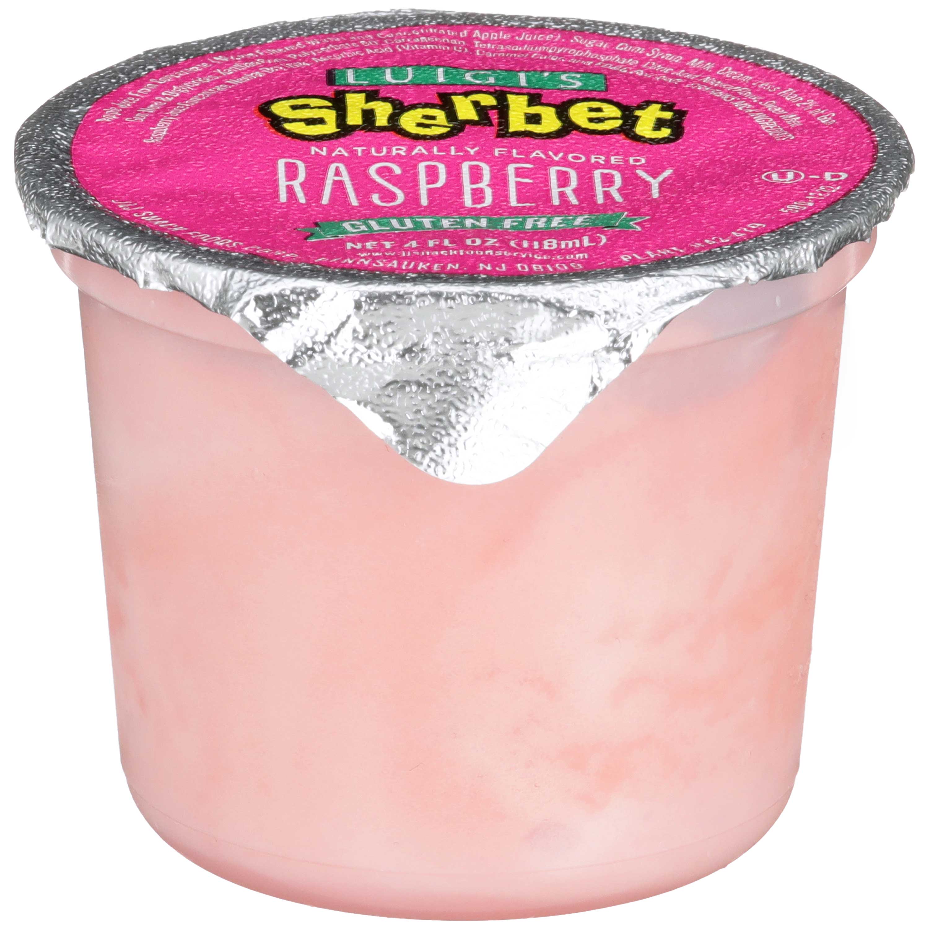 Luigis Raspberry Sherbet Cup Case | FoodServiceDirect
