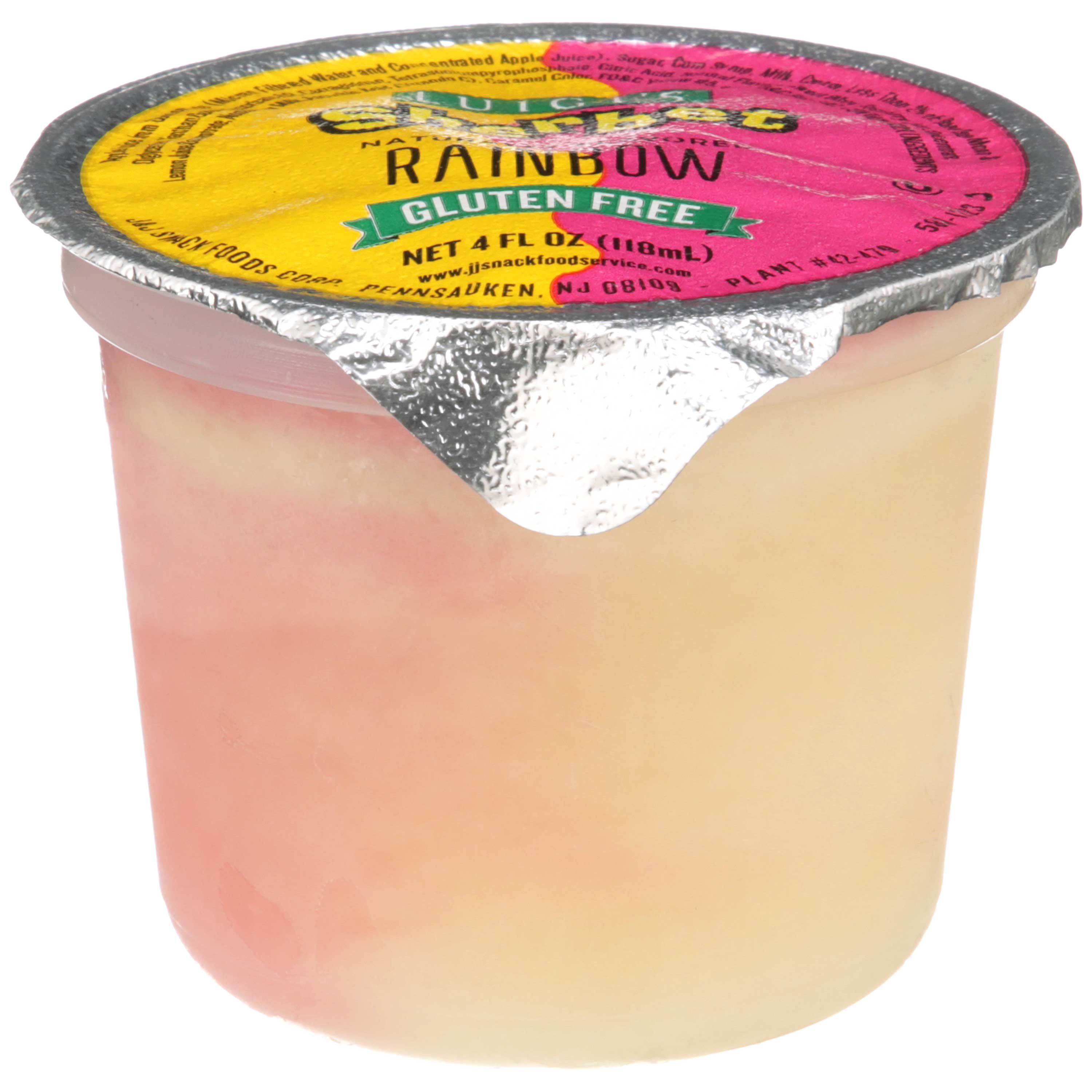 Luigi's Rainbow Sherbet Cup, 4 Ounce -- 96 per case