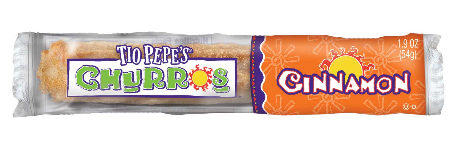 Hola Churros Individually Wrapped Whole Grain Cinnamon Churro, 1.48 ...