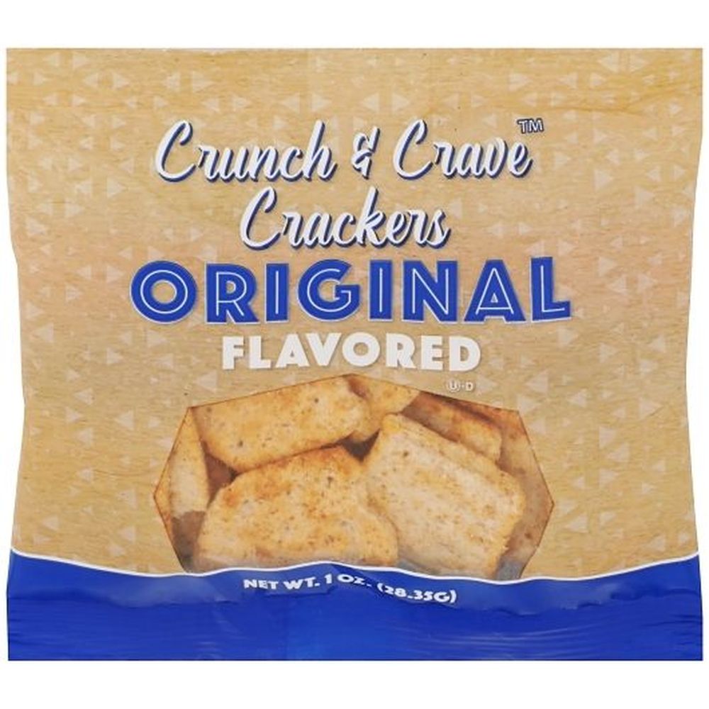 Crunch N Crave Original Crackers, 1 Ounce -- 160 per case