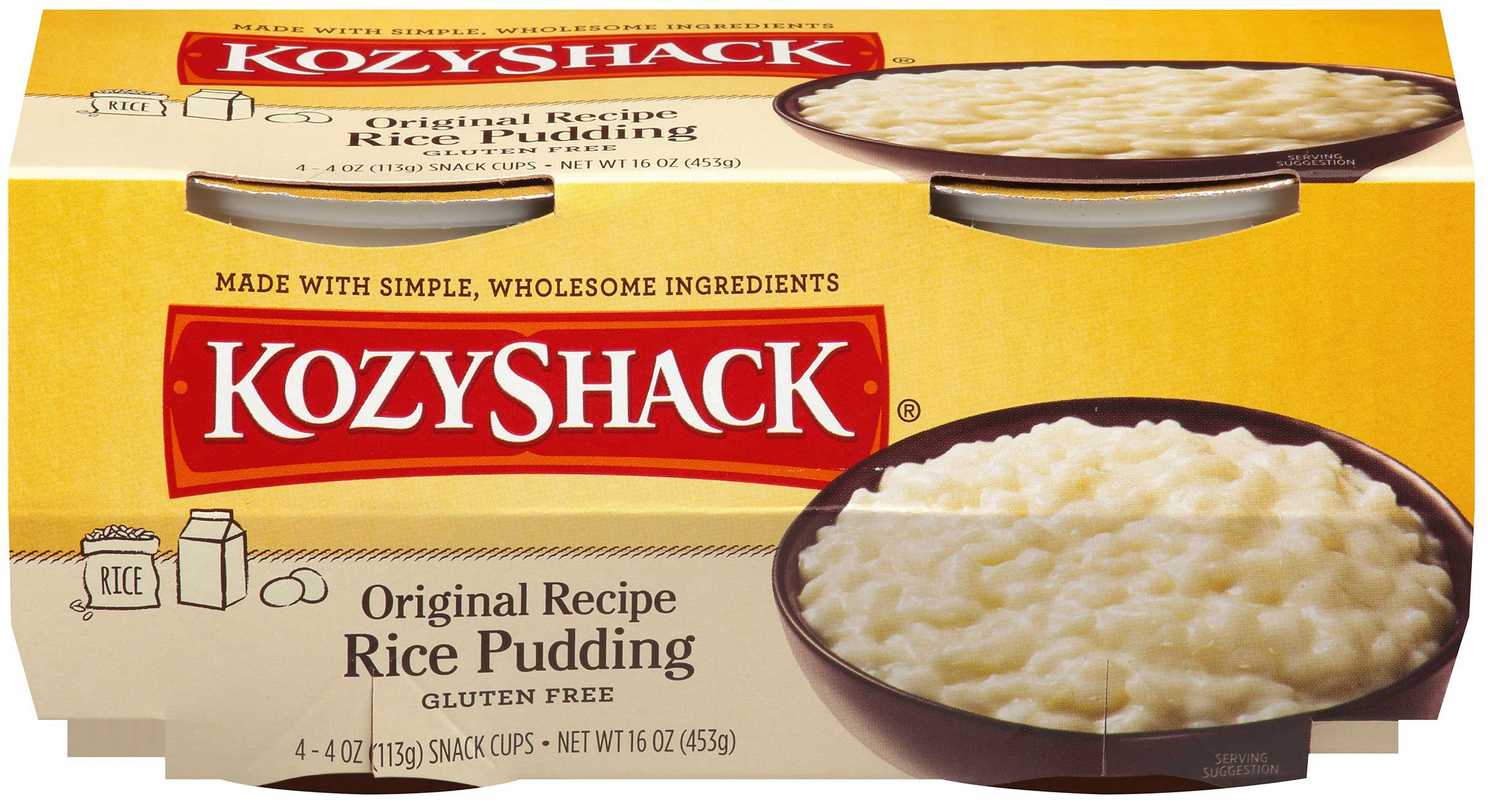 Kozy Shack Rice Pudding, 16 Ounce -- 12 per case