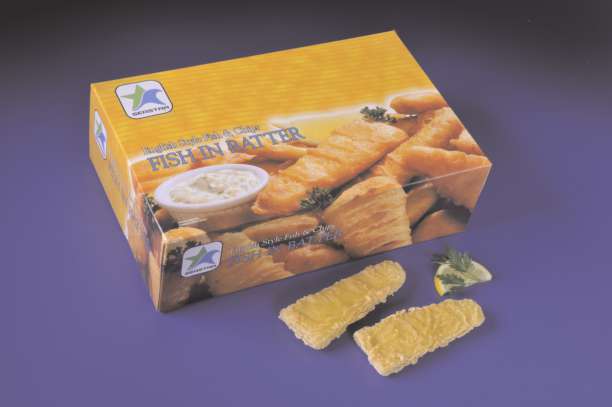 Seastar English Style Fish-In-Batter Wedge Cut Minced Cod, 4 Pound -- 9 ...