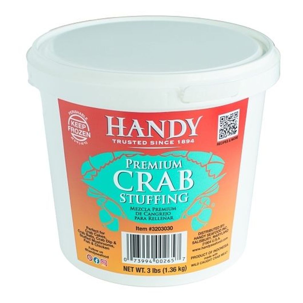 Handy Premium Crab Stuffing, 3 Pound -- 2 per case