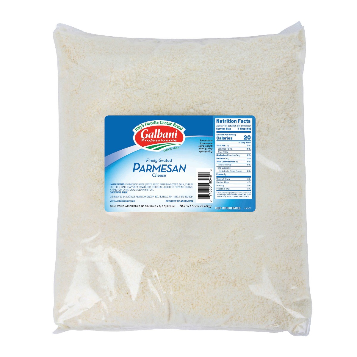 Galbani Grated Parmesan Cheese Case | FoodServiceDirect