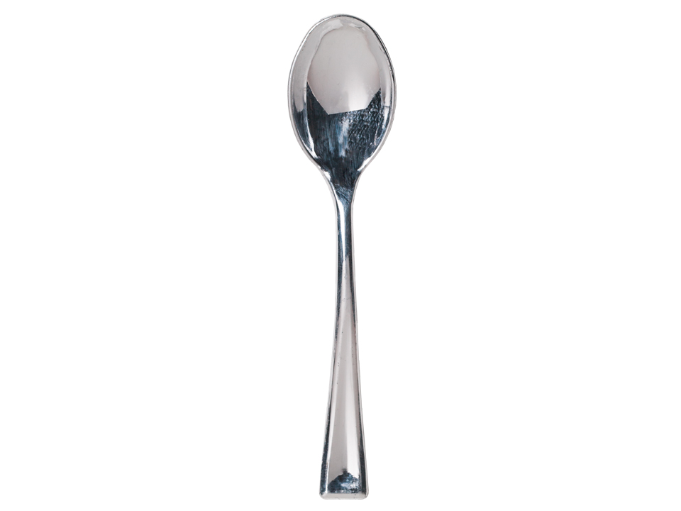 Hoffmaster Mini Metallic Plastic Spoon, 3.375 inch -- 400 per case ...