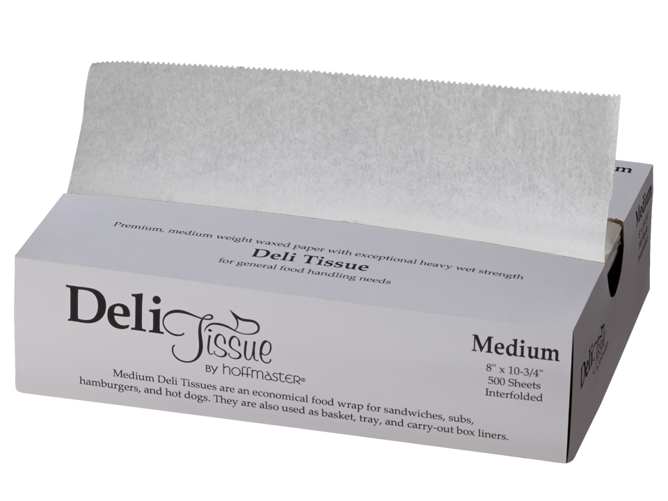 Hoffmaster Medium Waxed Interfolded Bakery/Deli Tissue, 500 sheets per ...