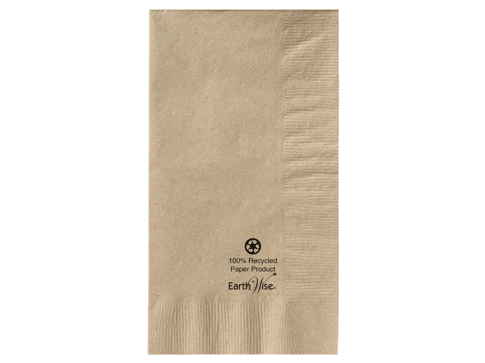Hoffmaster Earth Wise 2 Ply Kraft Beverage Napkin Case | FoodServiceDirect
