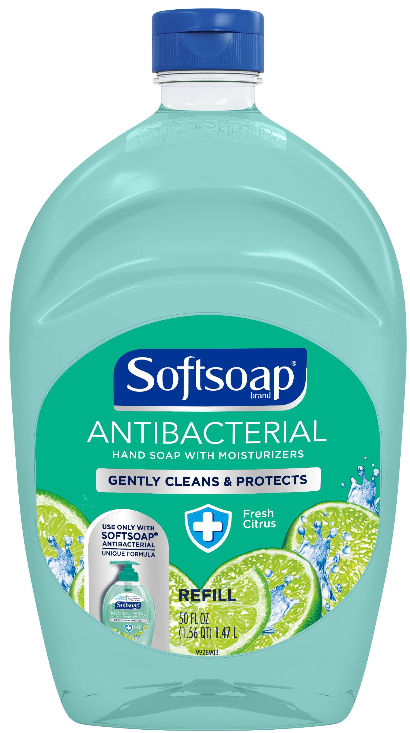Softsoap Antibacterial Fresh Citrus Liquid Hand Soap, 50 Fluid Ounce ...