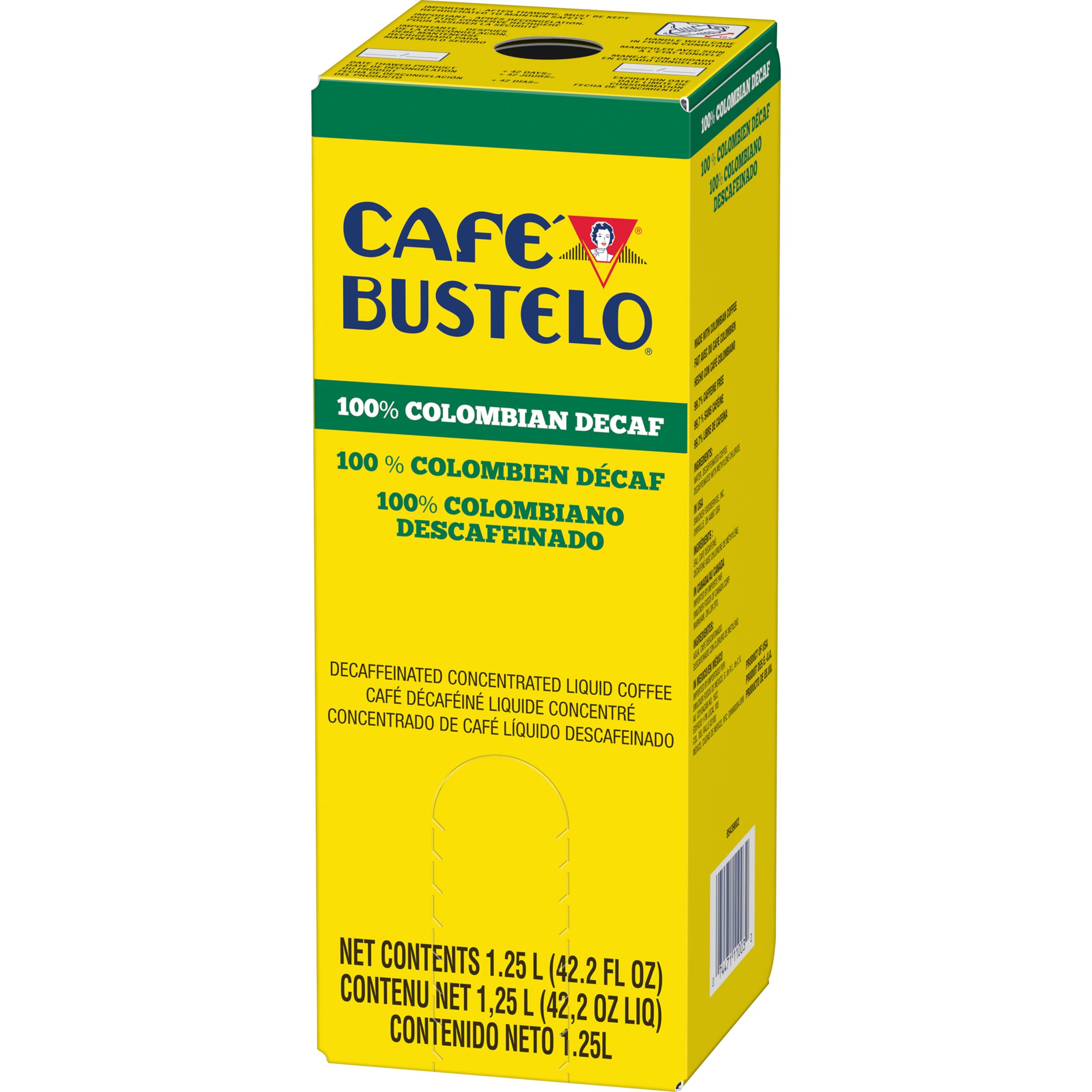 Cafe Bustelo Decaffeinated Liquid Coffee Case | FoodServiceDirect