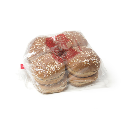 Rotellas Italian Bakery 4.5 inch Wheat Bun, 8 count -- 6 per case ...