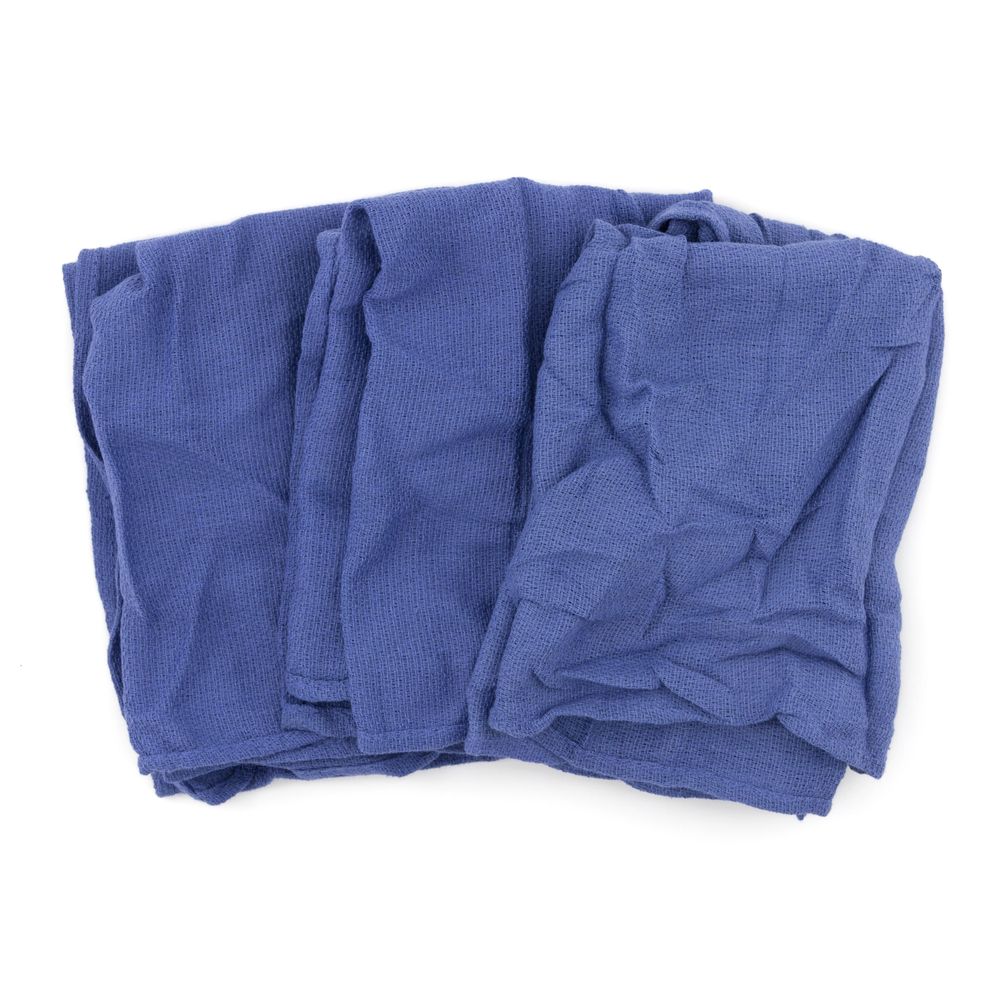 Hospeco Mostly Blue Reclaimed Surgical Huck Towel, 10 Pound