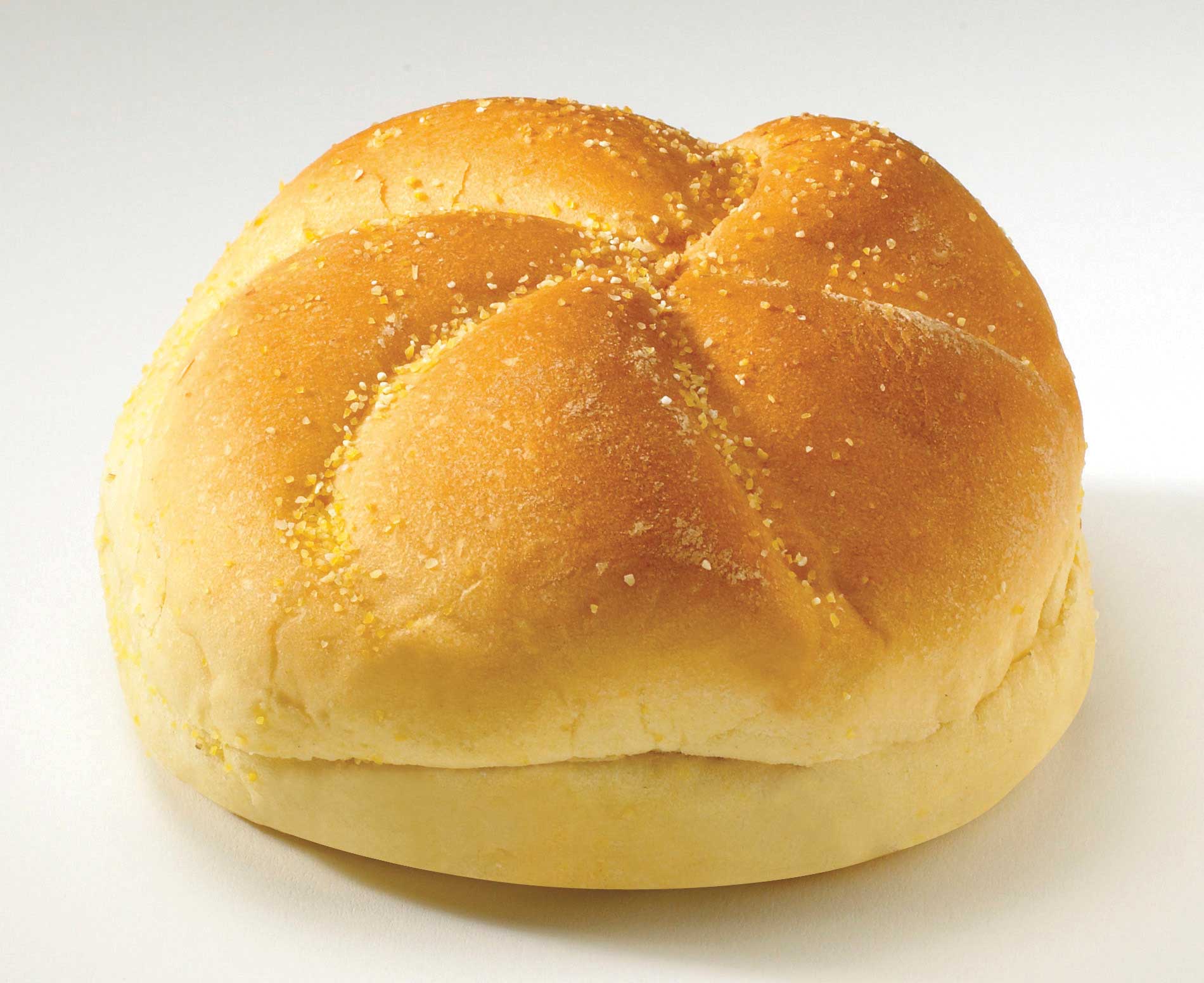 European Bakerss Sliced Corn Dusted Golden Kaiser Sandwich Bun, 4 inch ...