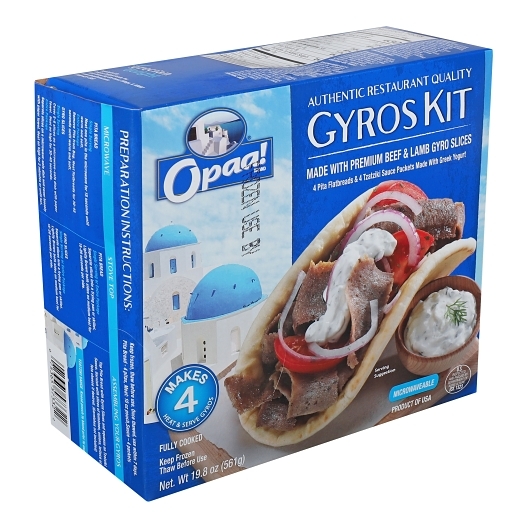 Opaa! Gyros Sandwich Kit Case | FoodServiceDirect