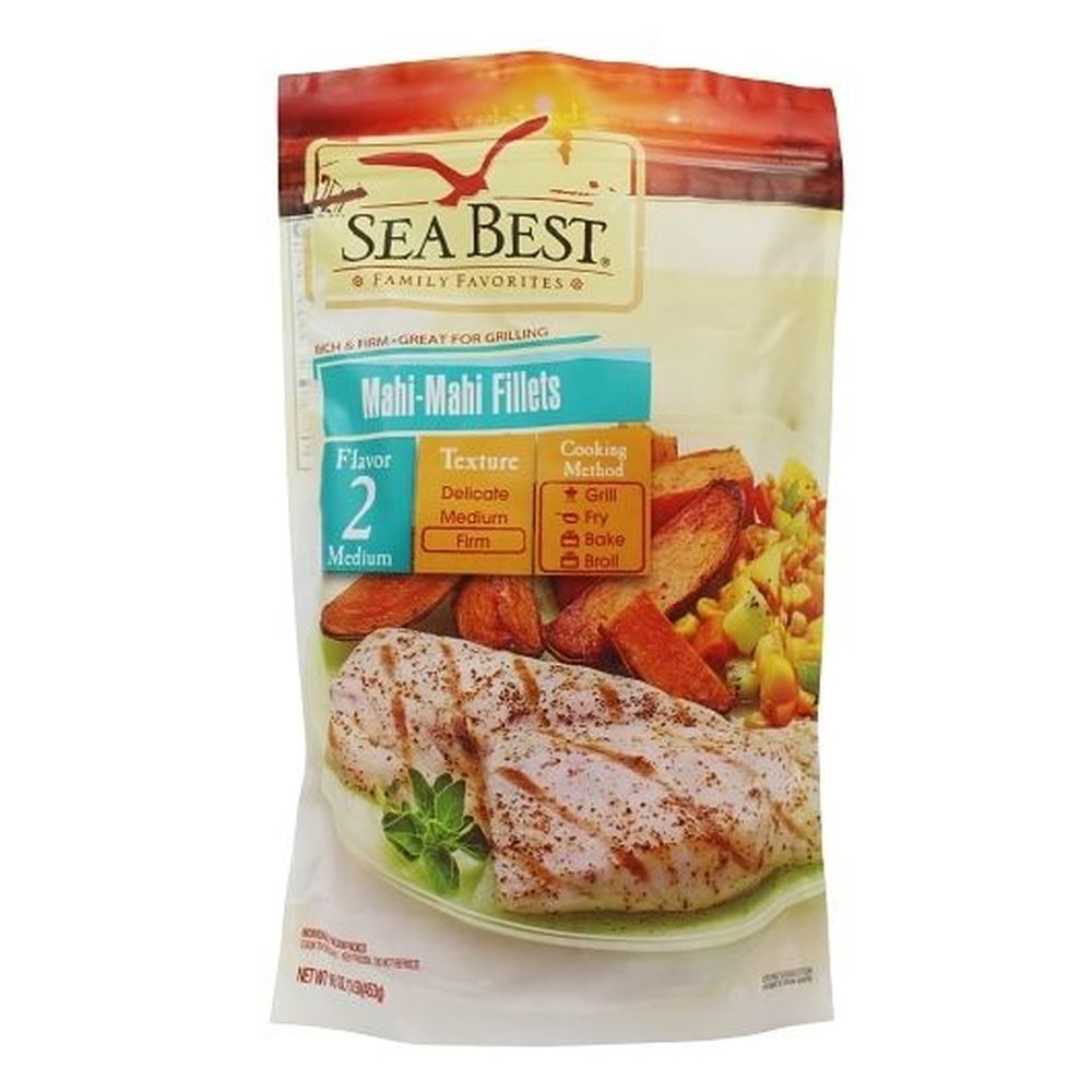 Sea Best Skinless Boneless Mahi Mahi Fillet, 1 Pound -- 12 per case