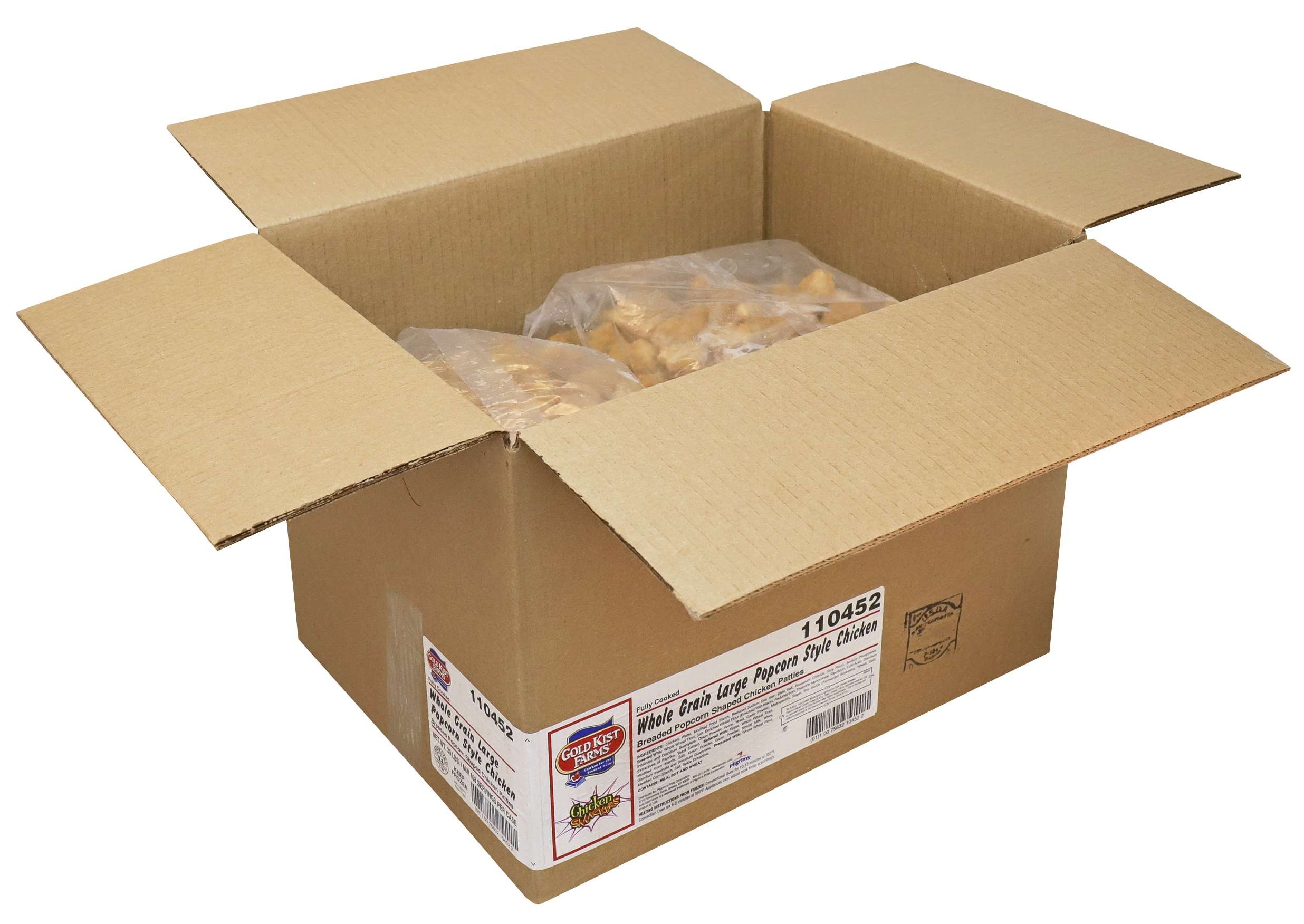 Gold Kist Smackers Large Popcorn Style Chicken Case | FoodServiceDirect