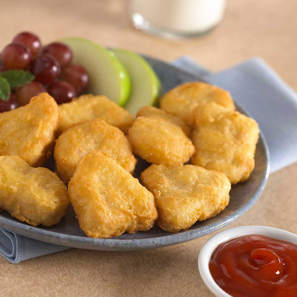 Gold Kist Tempura Battered Chicken Breast Nugget Case | FoodServiceDirect