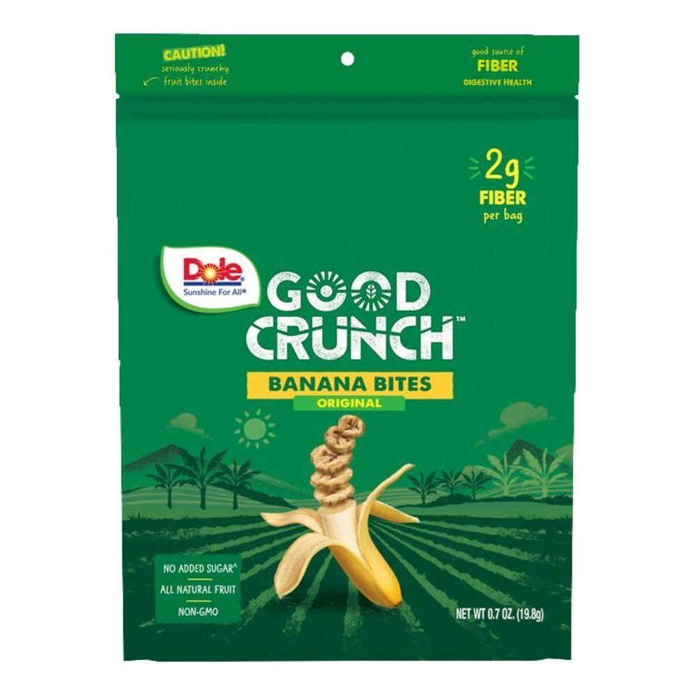 Dole Good Crunch Original Banana Bites, 0.7 Ounce -- 12 per case