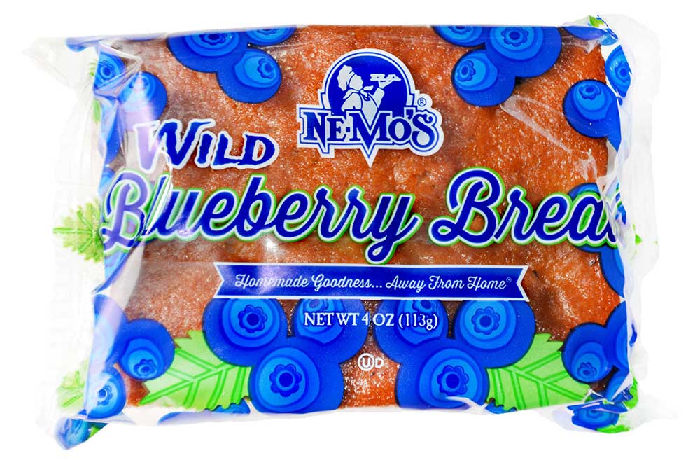 Nemos Bakery Wild Blueberry Cake Bread Case | FoodServiceDirect