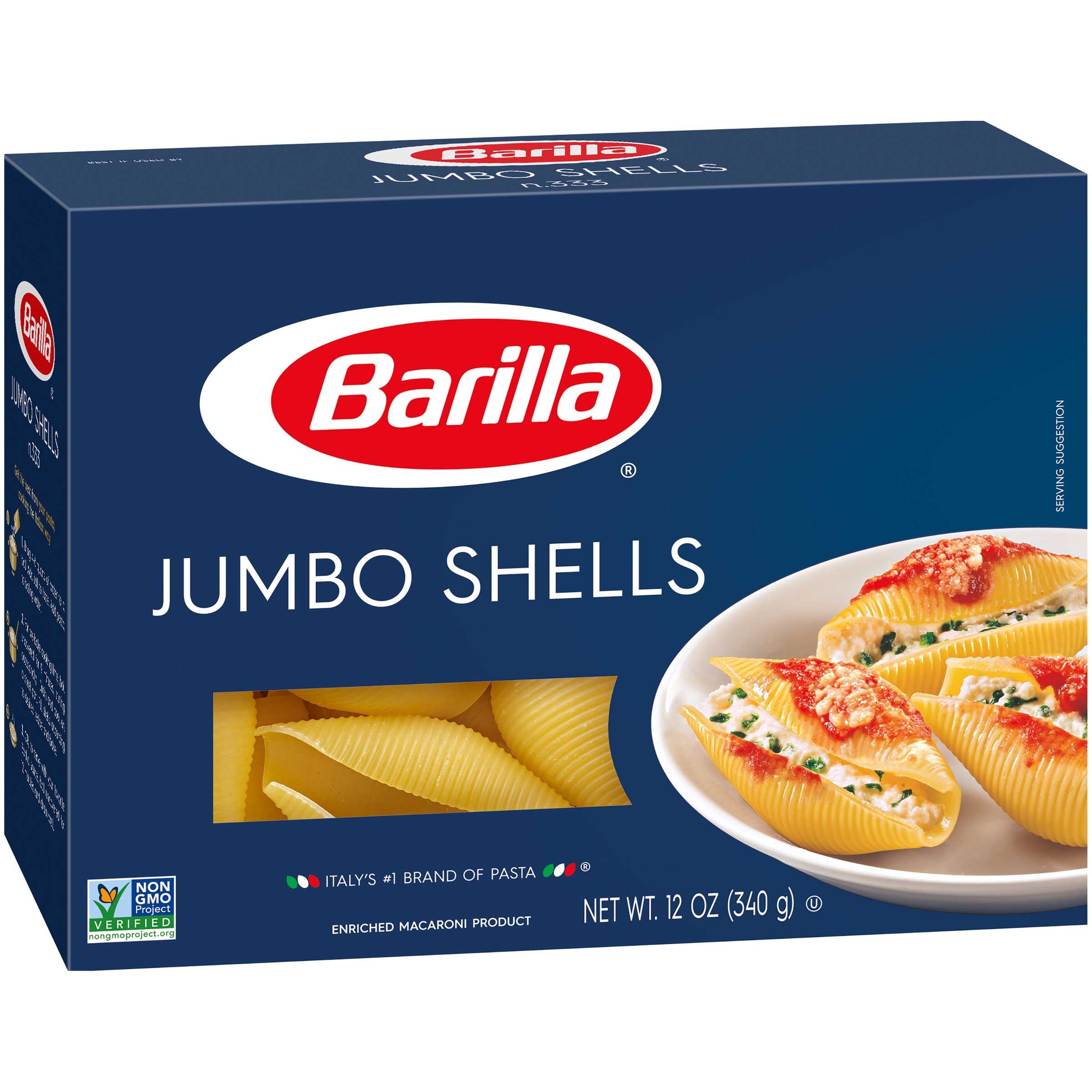 Barilla Jumbo Pasta Shells Case | FoodServiceDirect