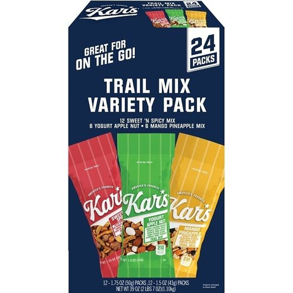 Kars Trail Mix - Variety Pack, 72 count
