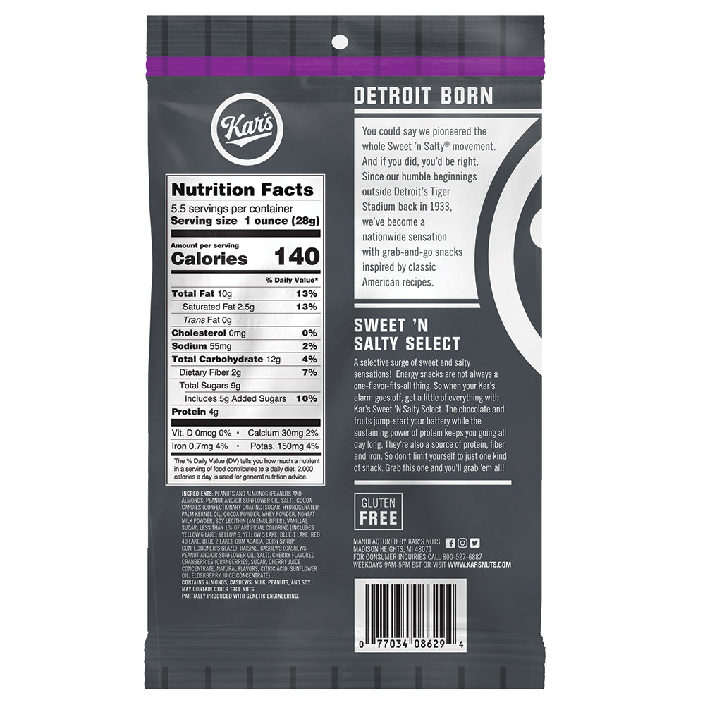 Kars Sweet N Salty Select Trail Mix Case | FoodServiceDirect