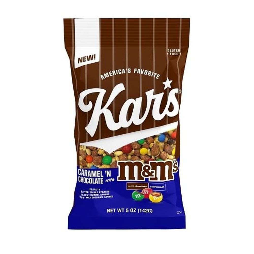 Kars Nuts Chocolate N Caramel with M and Ms, 5 Ounce -- 12 per case