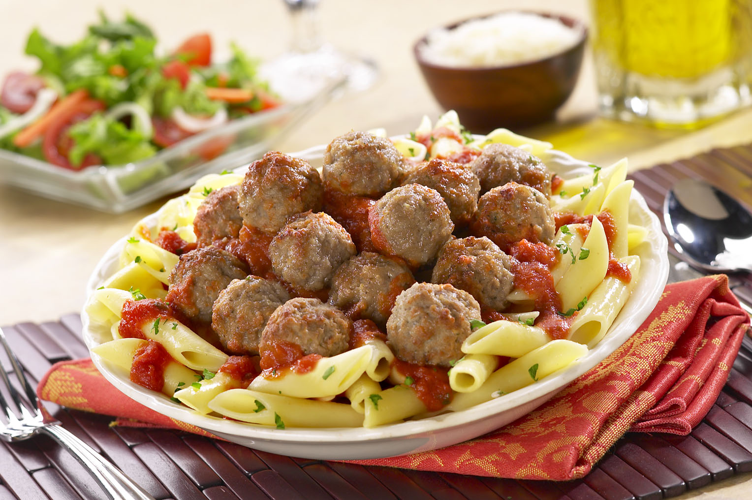 Rosina All Purpose Beef & Chicken Halal Meatballs Case | FoodServiceDirect