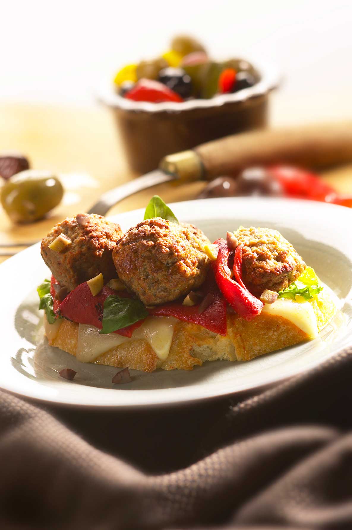 Rosina Food Beef and Chicken Meatball, 5 Pound -- 2 per case.