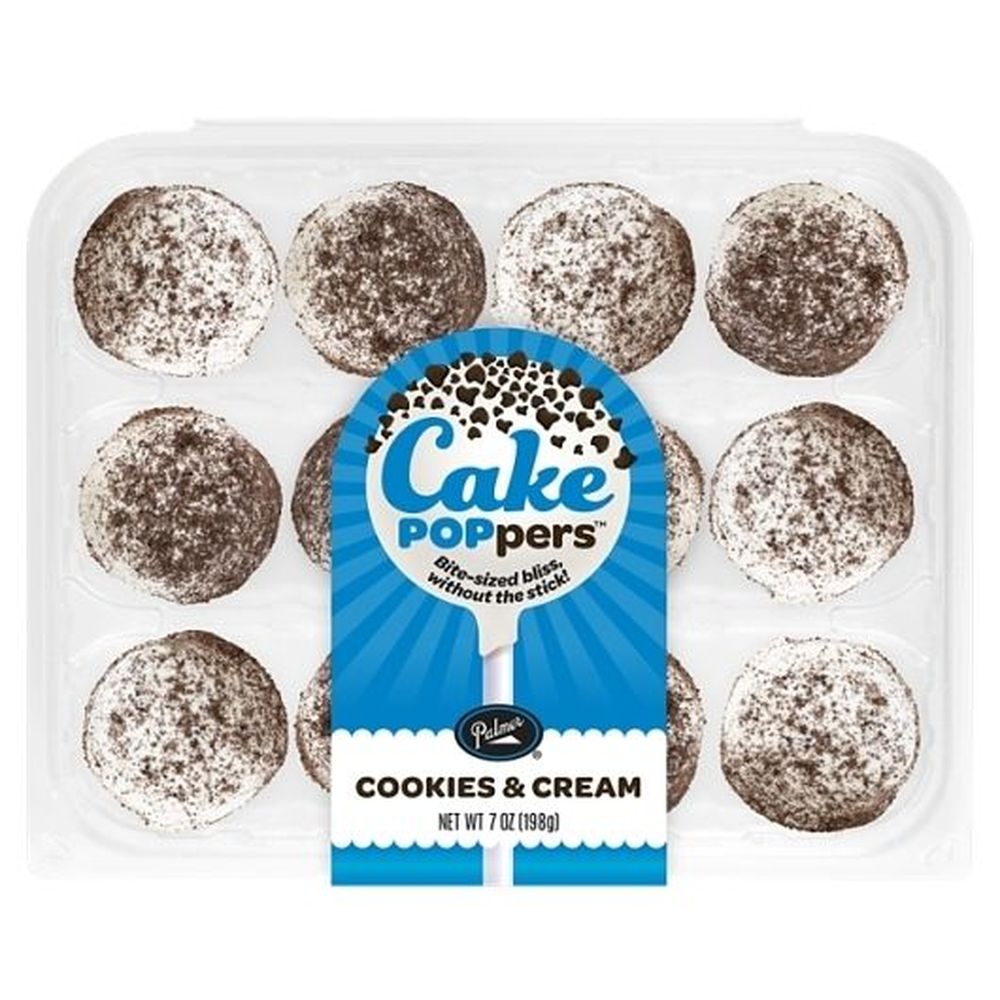 Palmer Candy Cookies and Cream Cake Poppers, 7 Ounce -- 12 per case