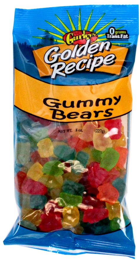 Golden Recipe Gummy Bears, 8 Ounce -- 8 per case