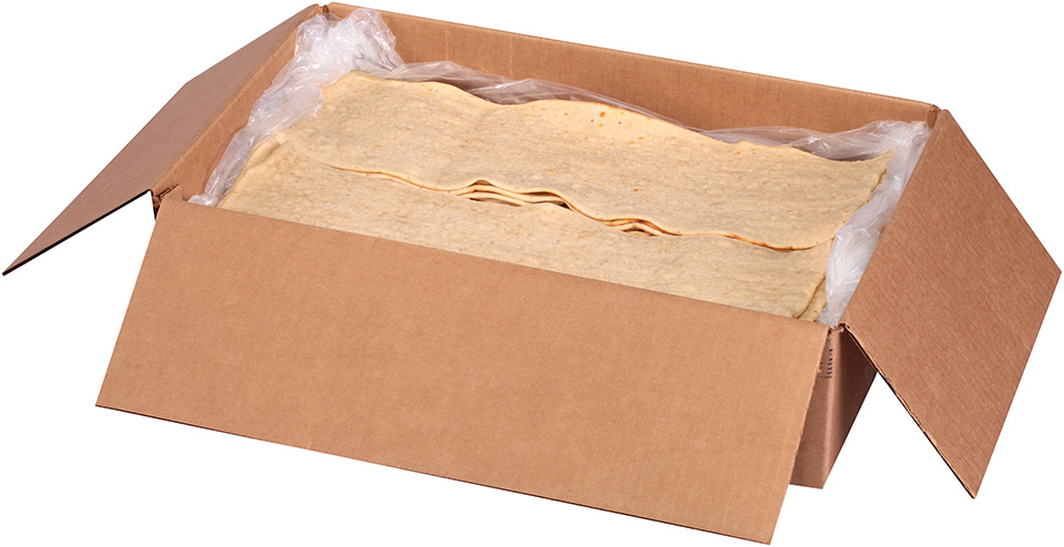 Krono White Rectangle Thin Flatbread Case | FoodServiceDirect
