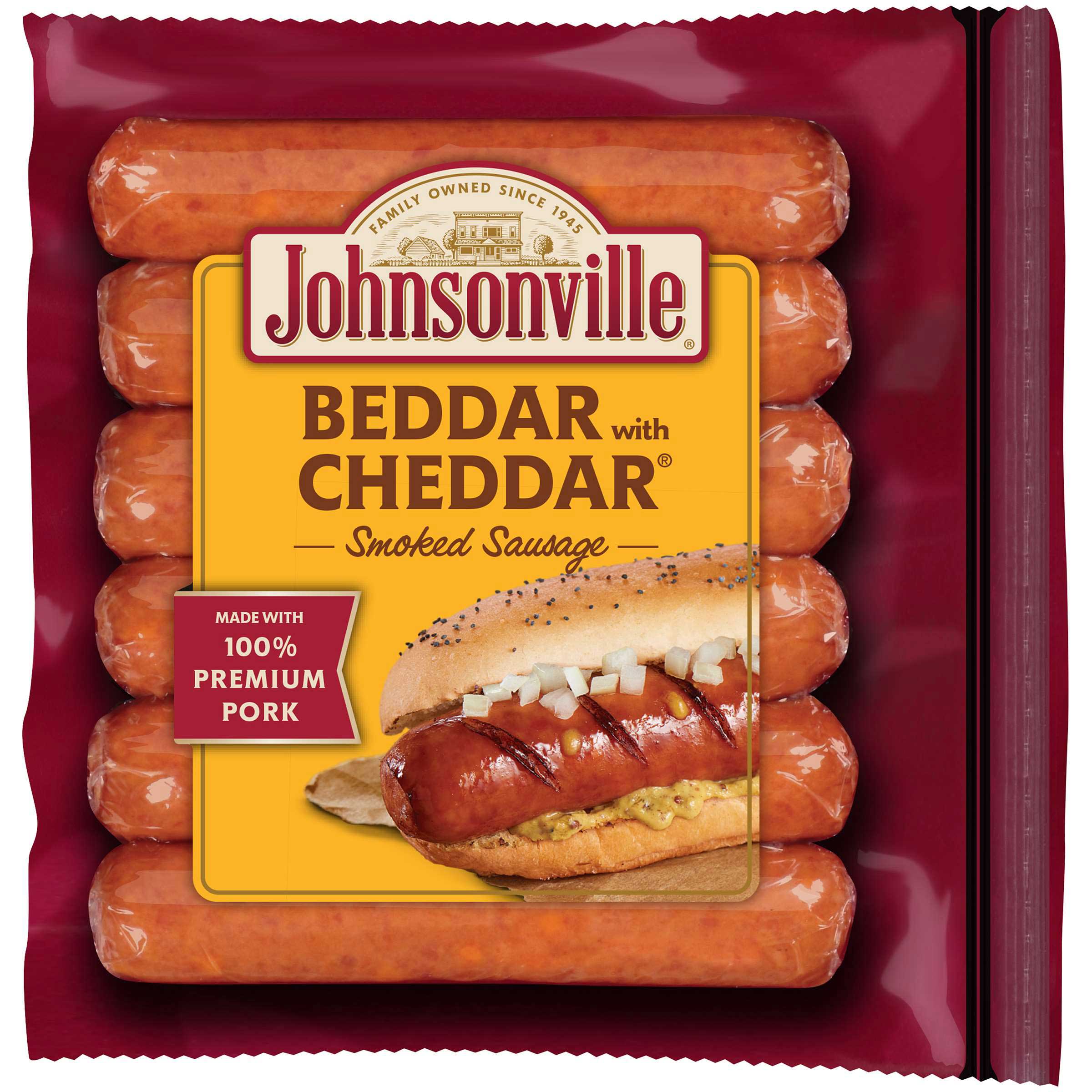 Johnsonville Smoked Cheddar Sausage Case
